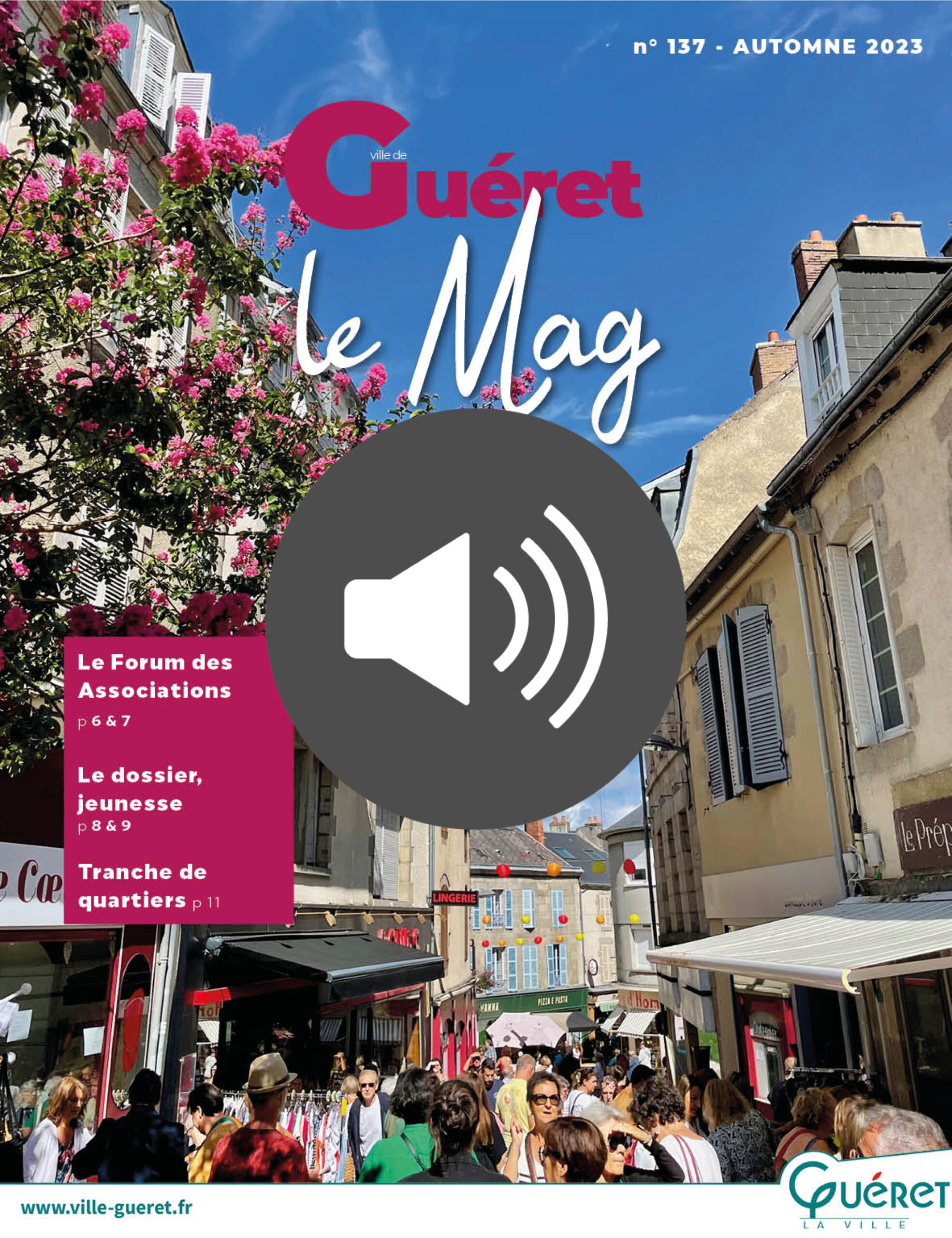 Guéret le mag n°137 en audio - Ville de Guéret - Site officiel